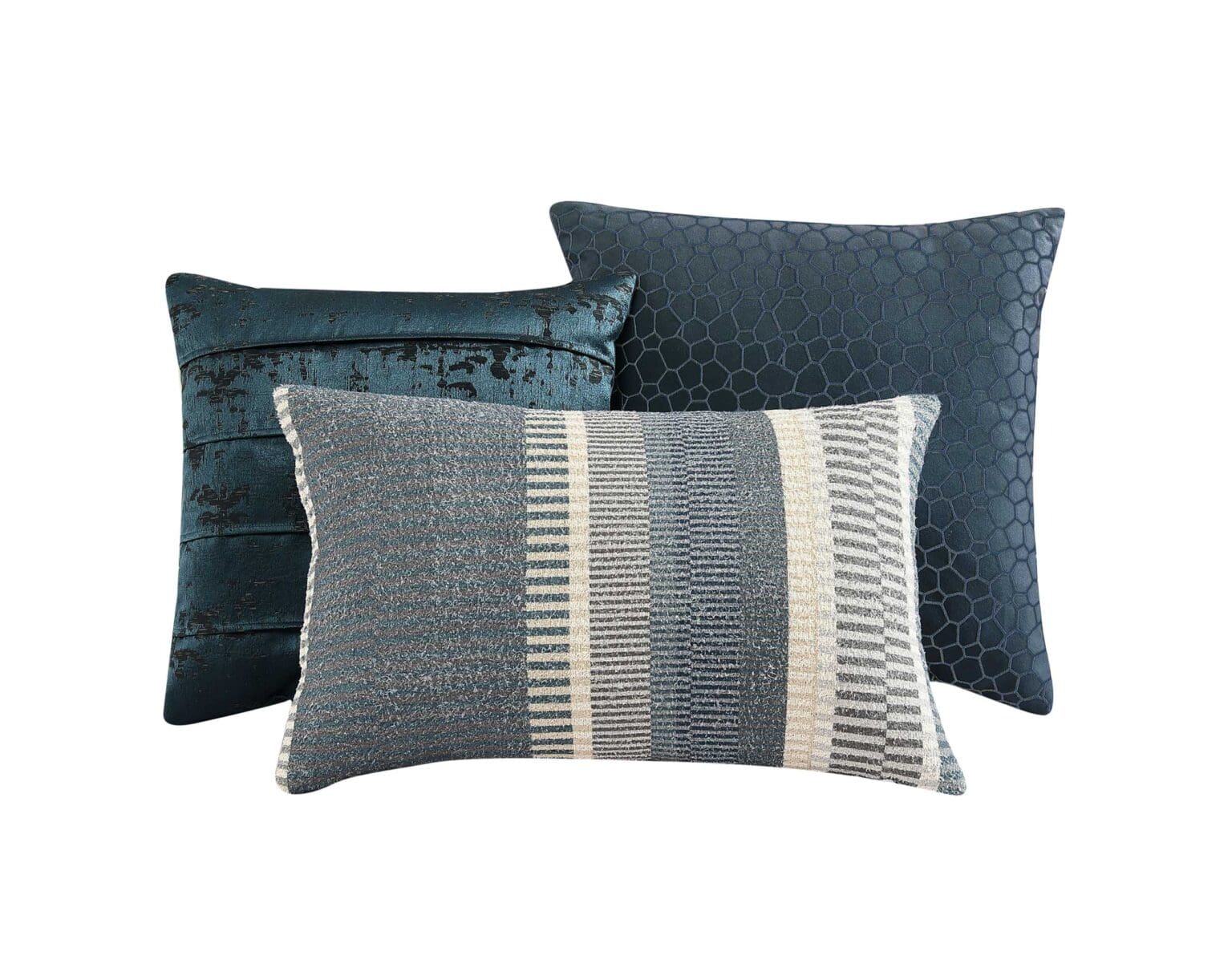 Dustin Blue 9 pc Queen Comforter Set - Hallmart Collectibles