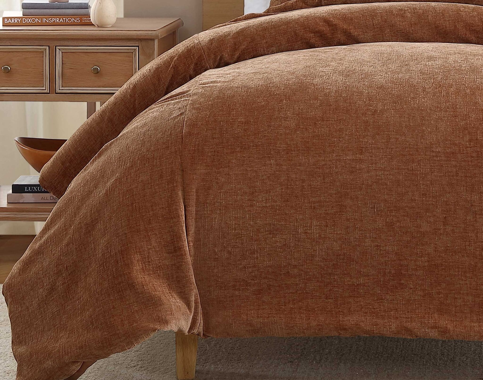 Niles Paprika 3 pc Queen Comforter Set - Hallmart Collectibles